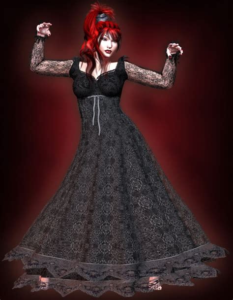 Lucia Gown For V4 Daz 3d