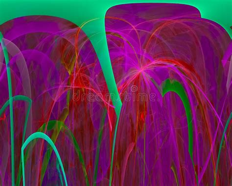 Digital Wave Fractal Curve Dark Frame Texture Power Design Pattern Template Render Concept