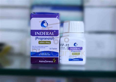 Inderal Tablet 40mg Blue Cart
