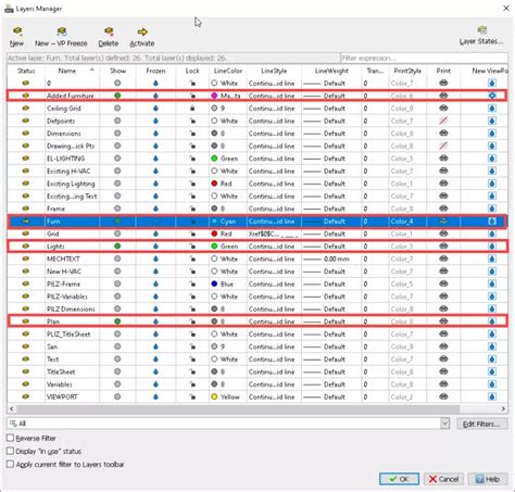 Master Layers In Draftsight With Layer States Manager Goengineer