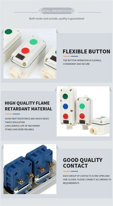 Explosion Proof Button Control Box Anti Corrosion Ex Proof Control Push Button Buy Explosion