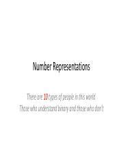 Understanding Number Representations Binary Decimal And Course Hero