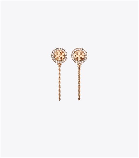 Icon Chain Earrings Womens Designer Earrings Tory Burch