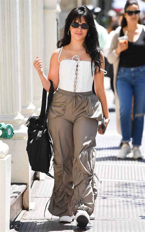 Camila Cabello In A White Top Was Seen Out In New York 05262023