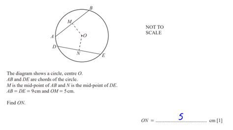 Circle Theorems Past Paper Questions For Igcse Cambridge 0580