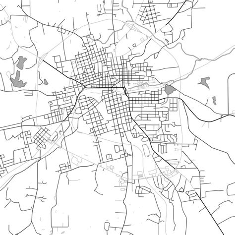 Palestine Texas Map Print In Classic — Jace Maps