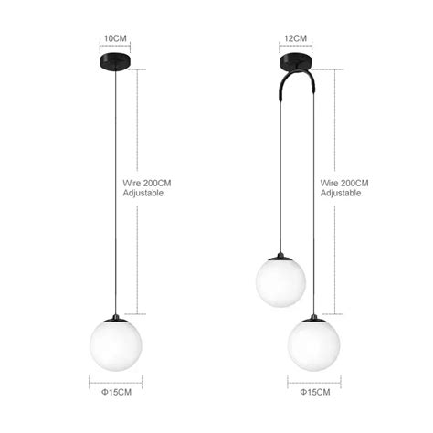 Gold Nordic Glass Ball Led Pendant Lights For Indoor Industrial Decor