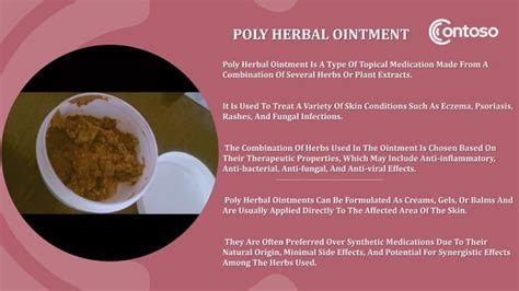 Formulation Of Poly Herbal Ointment All Final 2pptx Herbs And