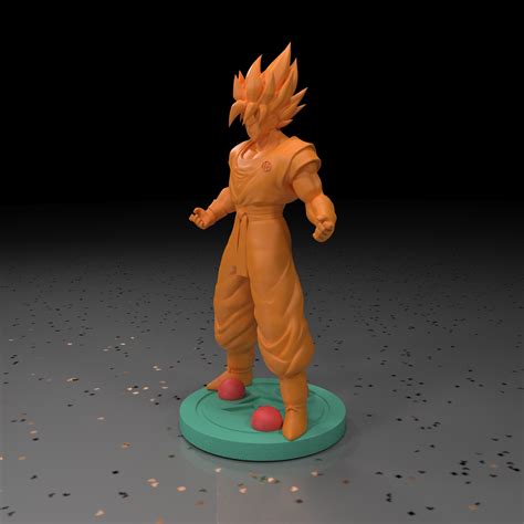 Fichier 3D gratuit Goku Super Saiyan Modèle pour imprimante 3D à