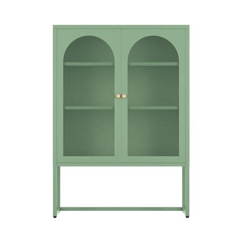 Artiss Buffet Sideboard Metal Cabinet Elma Green Kmart