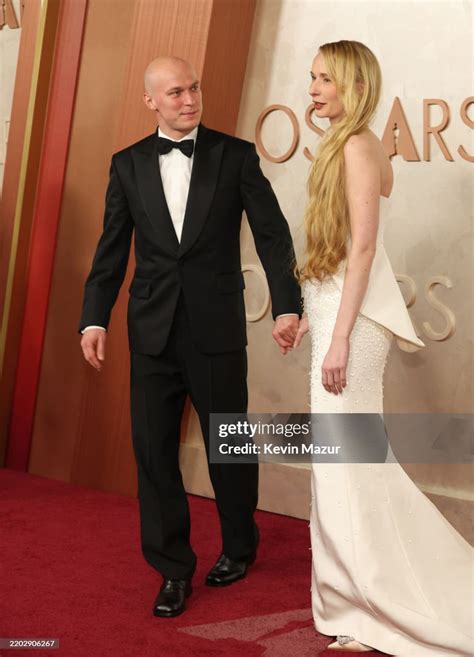 Yura Borisov And Anna Borisova Attend The 97th Annual Oscars At Dolby
