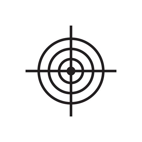 Focus Arrow Icon Template Black Color Editable Focus Arrow Icon Symbol