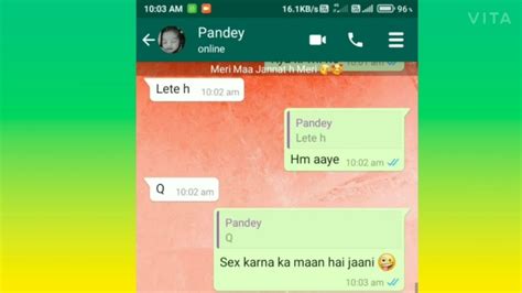 Cute Conversation Between Gf Bf Gf Ko Sex Ke Liye Kaise Manaye