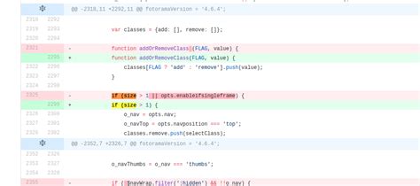 Inconsistency In Fotoramajs Lib Or Does Magento2 Use Its On Version