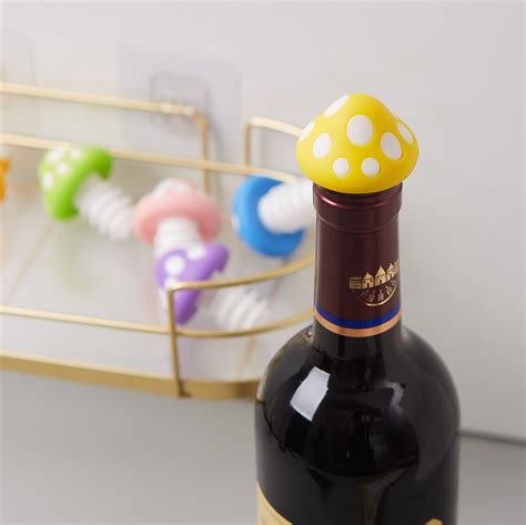 新品硅胶红酒塞蘑菇香槟酒塞创意葡萄酒瓶塞家用洋酒塞啤酒塞子 阿里巴巴