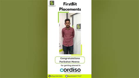 Placement At Firstbit Solutions Ittraininginstitute Firstbitsolutions Pune Itplacement