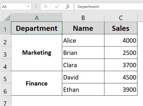 How To Sort Merged Cells In Excel 3 Suitable Methods Excel Insider