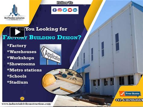 Ppt Factory Construction Industrial Construction Factory Shed Construction Industrial