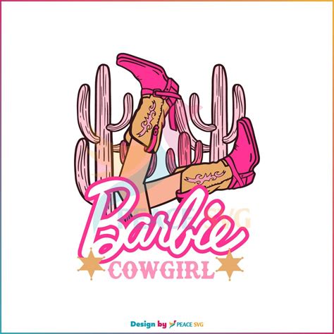Cowgirl Barbie Barbenheimer Movie 2023 SVG Digital File PeaceSVG