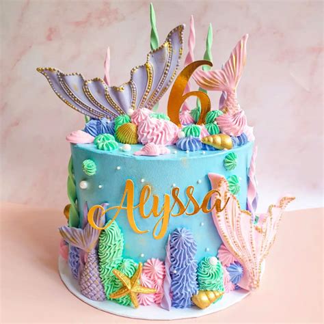 25 Unique Mermaid Cake Ideas Blitsy