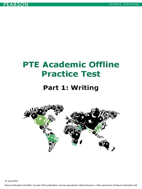 Part1 Writing Ptea Practice Test Pdf