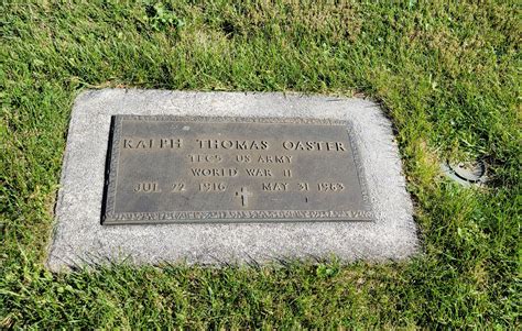 Ralph Thomas Oaster 1916 1983 Find A Grave Memorial