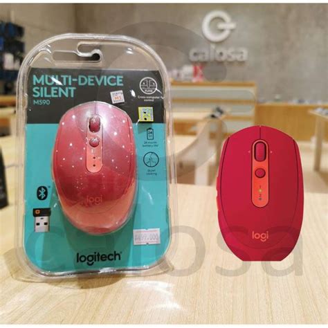 Jual Mouse Logitech Wireless Silent Multi Device M590 Red Di Seller Calosa Gadget Penanggungan