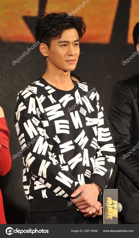 Chinese Actor Qiao Zhenyu Attends Press Conference His New Movie — Stock Editorial Photo