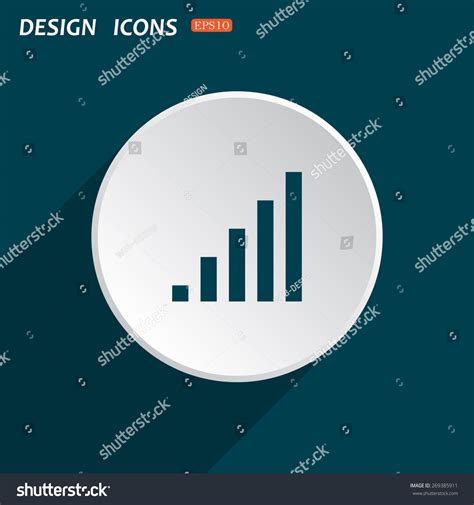Signal Strength Indicator Icon Vector Design Stock Vector Royalty Free 269385911