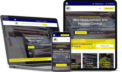 ais gauging an industrial web design project