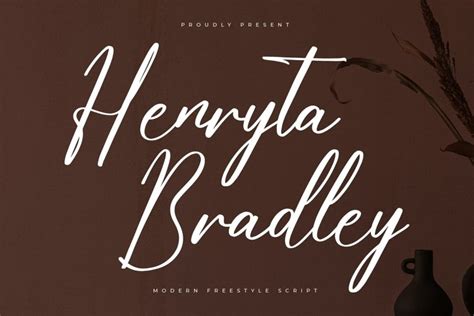 Henryta Bradley Modern Freestyle Script
