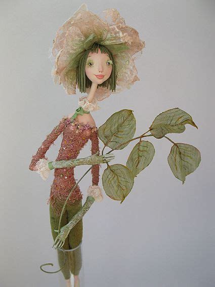 Роза в стакане 2 Art Dolls Cloth Art Dolls Dolls Handmade