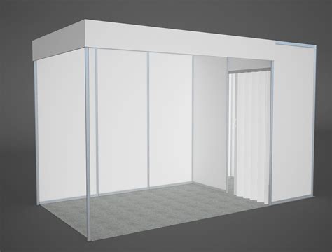 Exhibition Stand Octanorm 4x2 M 3d Model Cgtrader