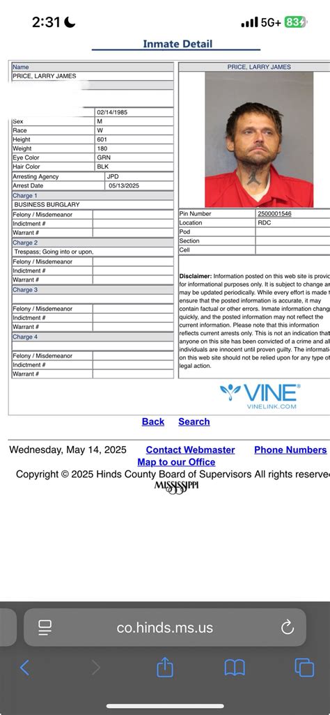 Hinds County Mugshots And Hinds County Mugshots And More