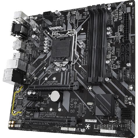 Материнская плата Gigabyte H370M DS3H H370 Socket-1151v2 4xDDR4 ...
