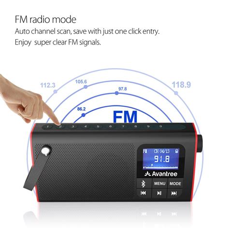 Avantree Bluetooth Speaker Fm Radio Micro Sd Card Player