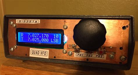 an arduino si5351a quadrature vfo controller wa5bdu