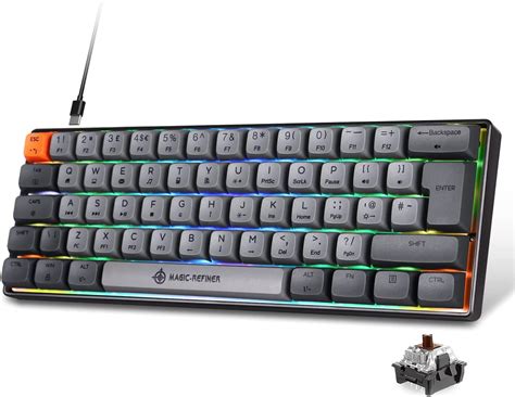 MAGIC REFINER MK21 60 Gaming Keyboard Mini Mechanical Compact Wired