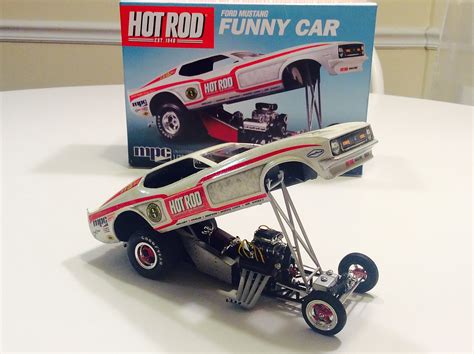 Mustang Funny Car Plastic Model Drag Car Kit 125 Scale Pc801