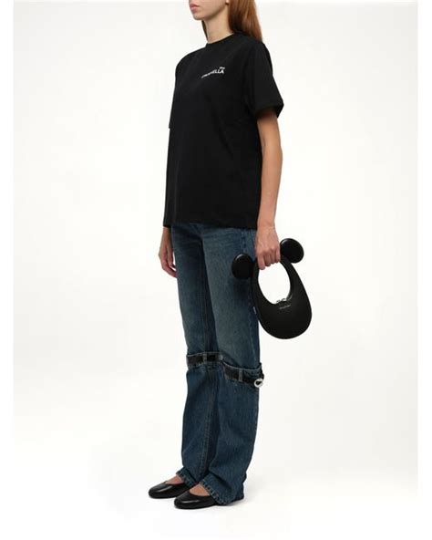 Coperni Disney X Mickey Mini Swipe Bag 100 Calf Leather In Black Lyst