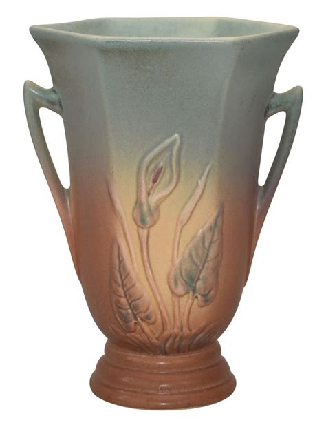 Hull Pottery Calla Lily Vase 50133 6 Pottery Art Lily Vases