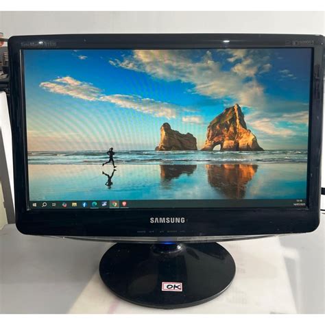 Monitor Samsung Syncmaster Lcd 1930nb1930n De 185 Preto Cabos Inclusos Usado Shopee Brasil