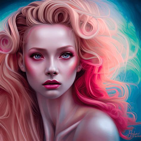 Inred Intricately Rendered In Pale Bronze And Shiny Pink Sunrise