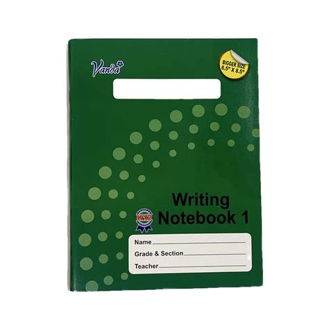 K 12 Writing Notebook Sold Per Ream 10 Pcs Grade 1and2 Big L 6 5 X 8 5