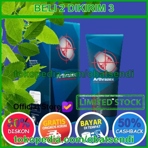 Jual Stok Terbatas Cream Balsem Salep Sendi Arthrazex Original Berkualitas Shopee Indonesia