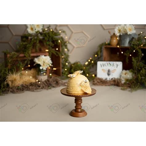 بک دراپ تولد تم کندو و زنبور عسل کد 310 عکس گراف