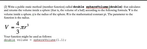 Solved 2 Write A Public Static Method Member Function