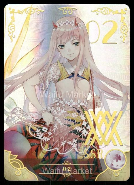 Zero Two Darling In The Franxx Waifu Anime Card Goddess Story £499