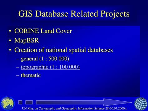 Ppt Some European Initiatives For Gis Database Creation And Mapping Powerpoint Presentation