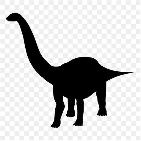 Brachiosaurus Silhouette Images Free Photos PNG Stickers Wallpapers Backgrounds Rawpixel
